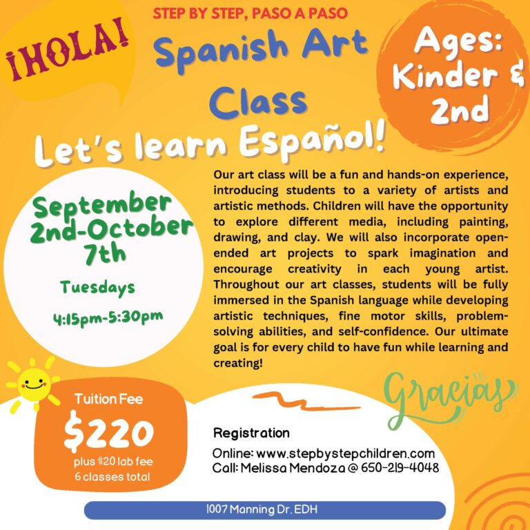 Spanish Class - Step by Step, Paso a Paso